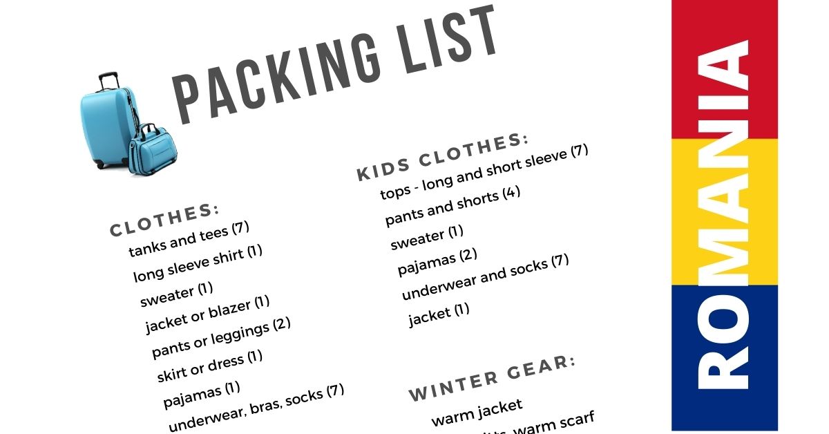 What to Pack for Romania • Wanderlust with Kids
